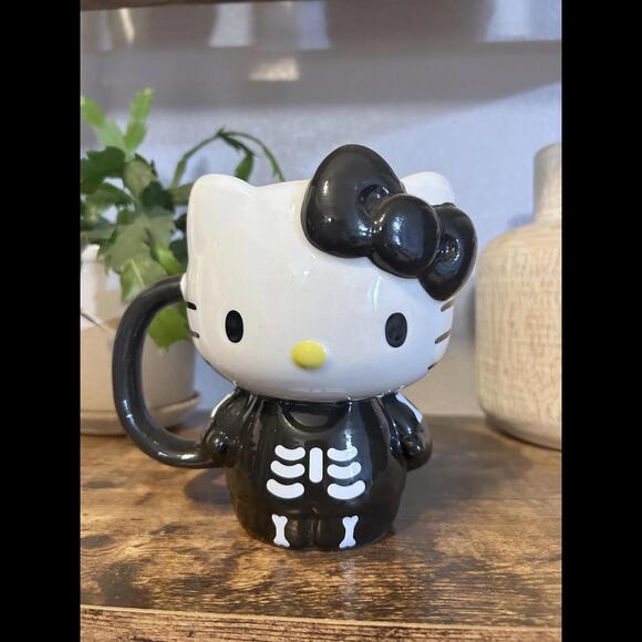 Sanrio | Kitchen | Hello Kitty Skeleton Mug Adorable Halloween ...